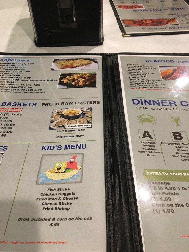 Menu at Storming Crab - Seafood Restaurant Syracuse, Syracuse