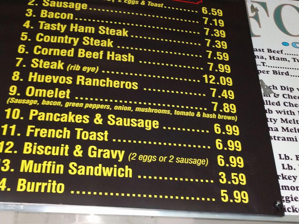 Menu at Food Junction pub & bar, Sacramento, Power Inn Rd