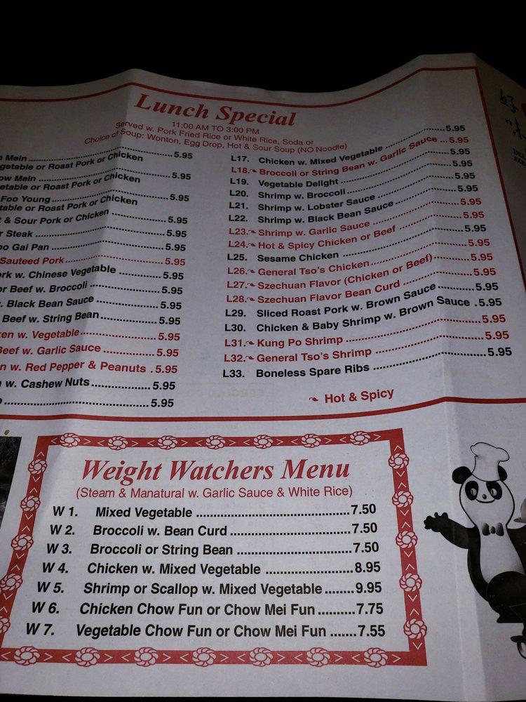 Menu at Good Taste Chinese Restaurant, Morrisville