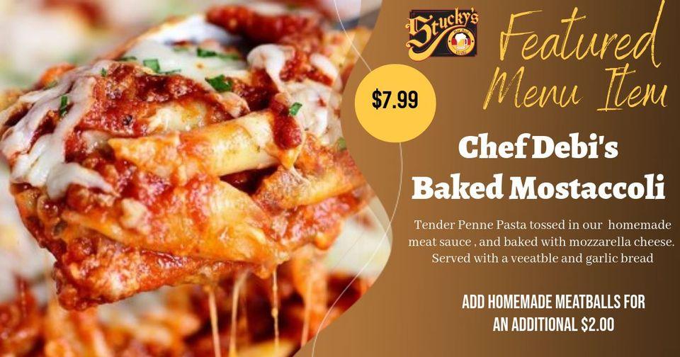 Menu at Stucky's Bar & Grille, Johnsburg