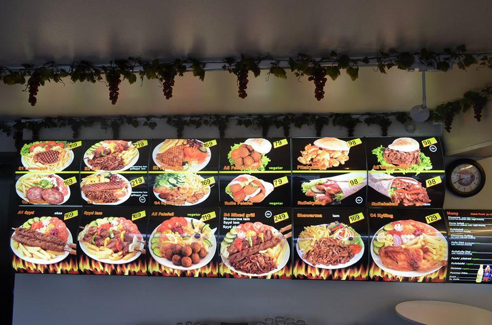 Menu at Shawarma Kairo AS restaurant, Stavanger