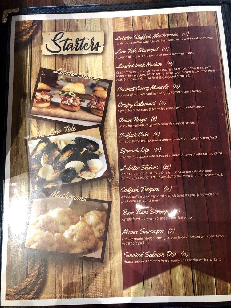 Menu at Chafe's Landing Restaurant, Petty Harbour-Maddox Cove