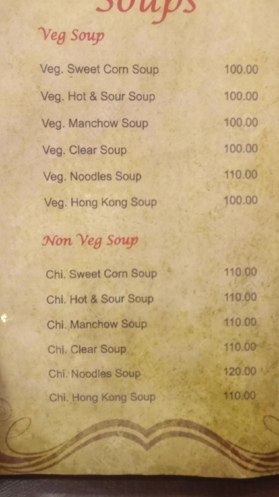 Menu at Foodies Restaurant, Mumbai, 2VWW+775