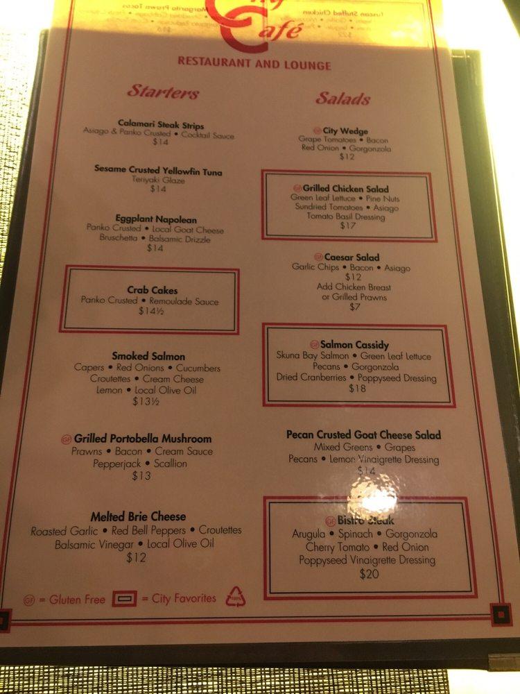 Menu at City Cafe, Yuba City, 667 Plumas St, Ste C