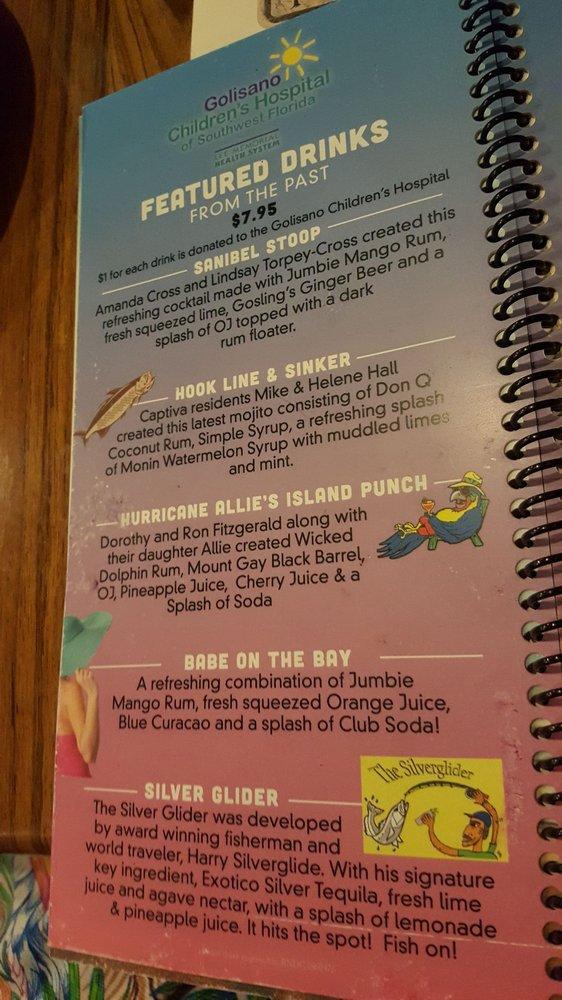 Menu at Doc Ford's Rum Bar & Grille - Ft. Myers Beach, Fort Myers Beach