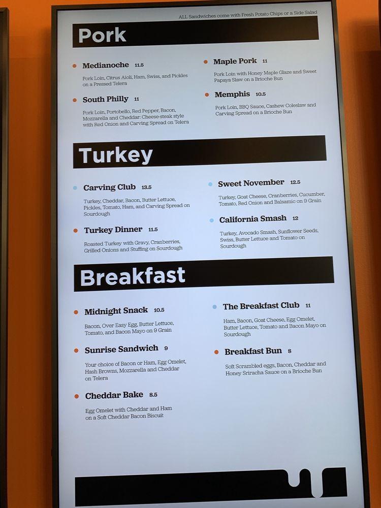 Menu at The Carving Board Koreatown restaurant, Los Angeles, 687 S ...