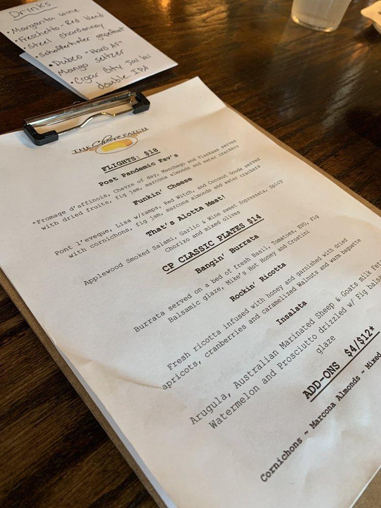 Menu at Cheese Patch pub & bar, Patchogue