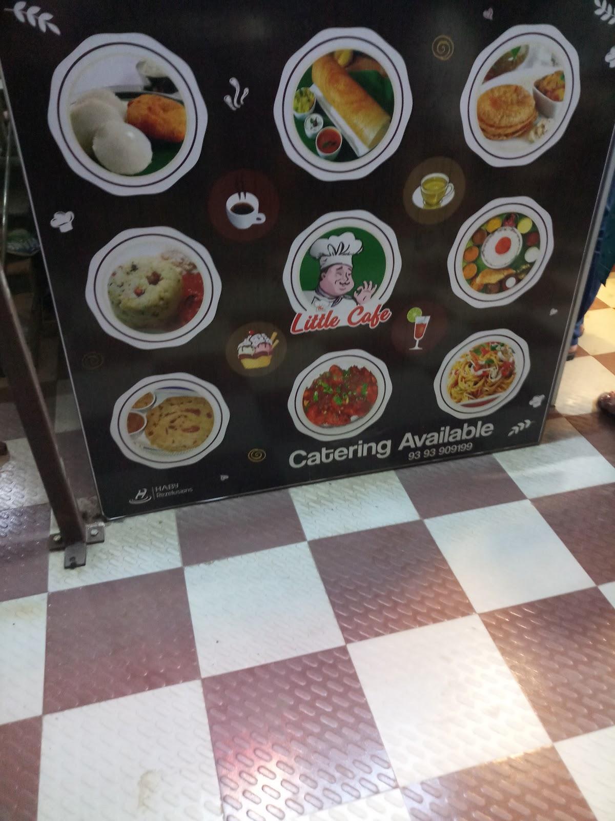 Menu at Little Cafe, Tirupati