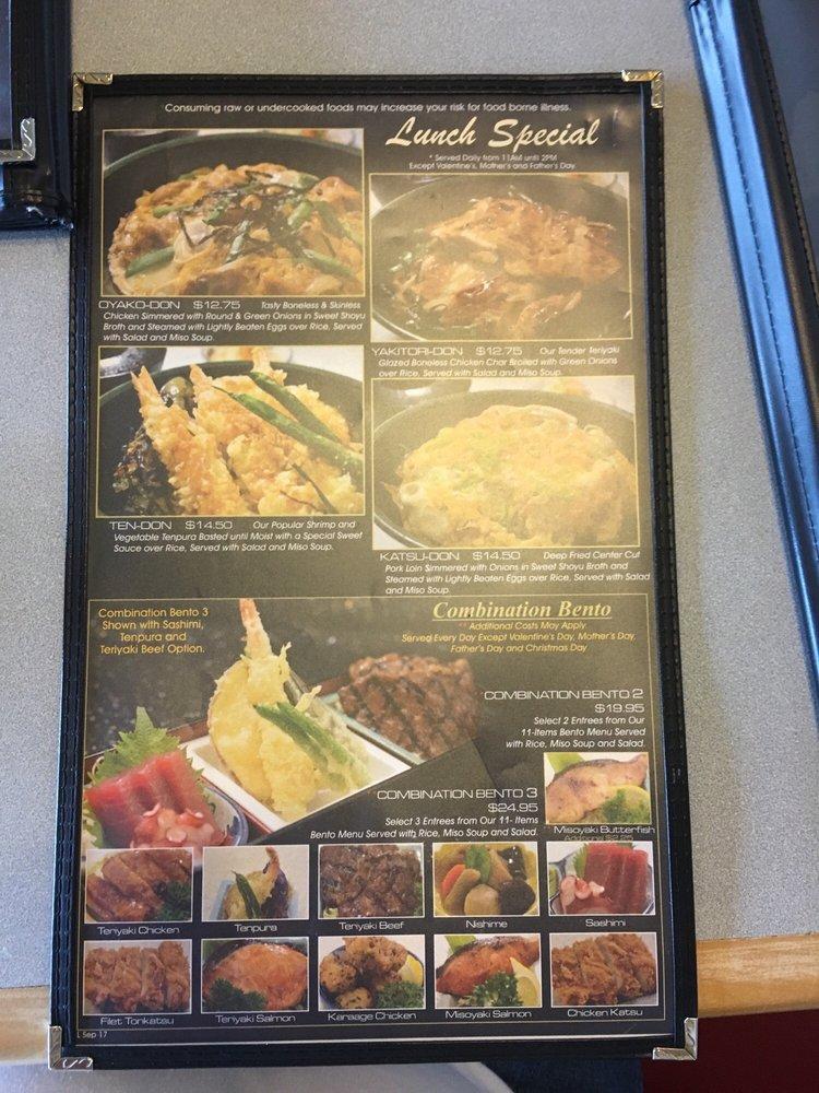 Menu at Gyotaku Japanese Restaurant, Pearl City, 98-1226 Kaʻahumanu St