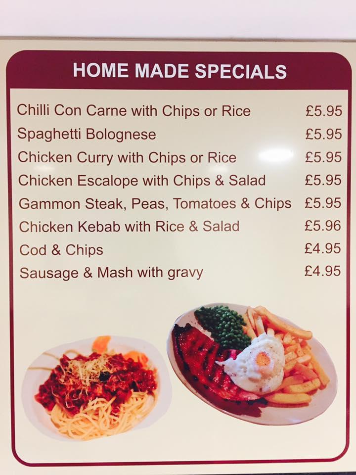 Menu at Forest Cafe, Erith, 35 Forest Rd