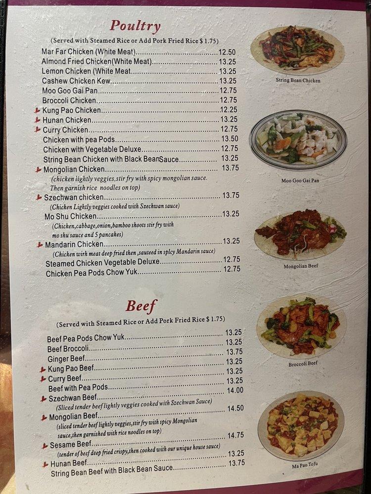 Menu at Four Seasons Restaurant, Grants Pass