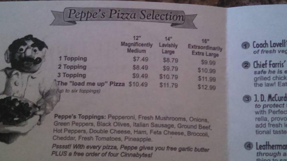 Menu at Perfect Pizza pizzeria, Bridgewater