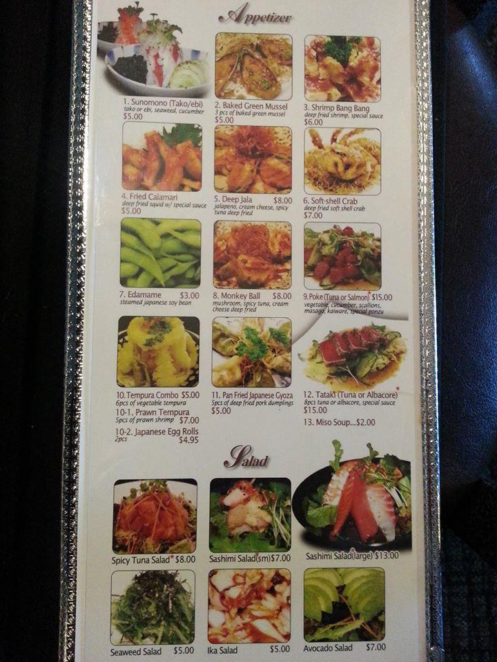Menu at Oshio Teriyaki & Sushi restaurant, Enumclaw, 730 Griffin Ave