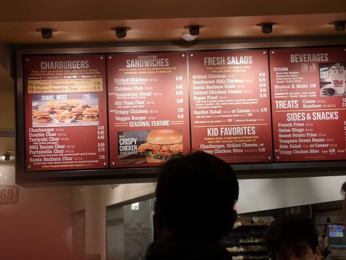 Menu at The Habit Burger Grill restaurant, Montvale, 22 Farm Vw