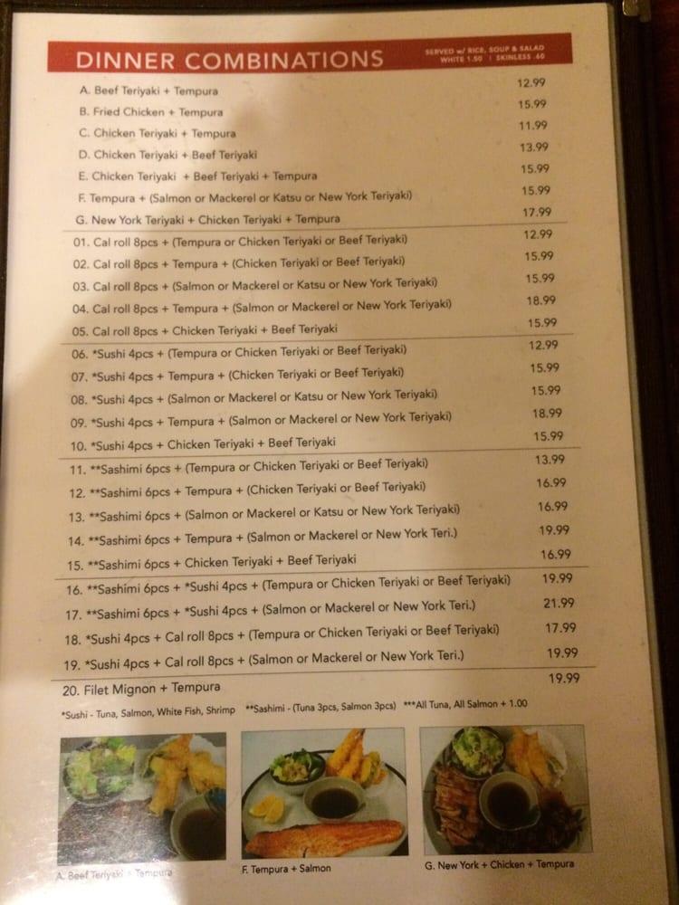 Menu at Tokyo Lobby Restaurant, Hacienda Heights