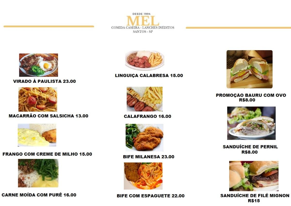 Menu em Mel Sucos e Lanches restaurante, Santos
