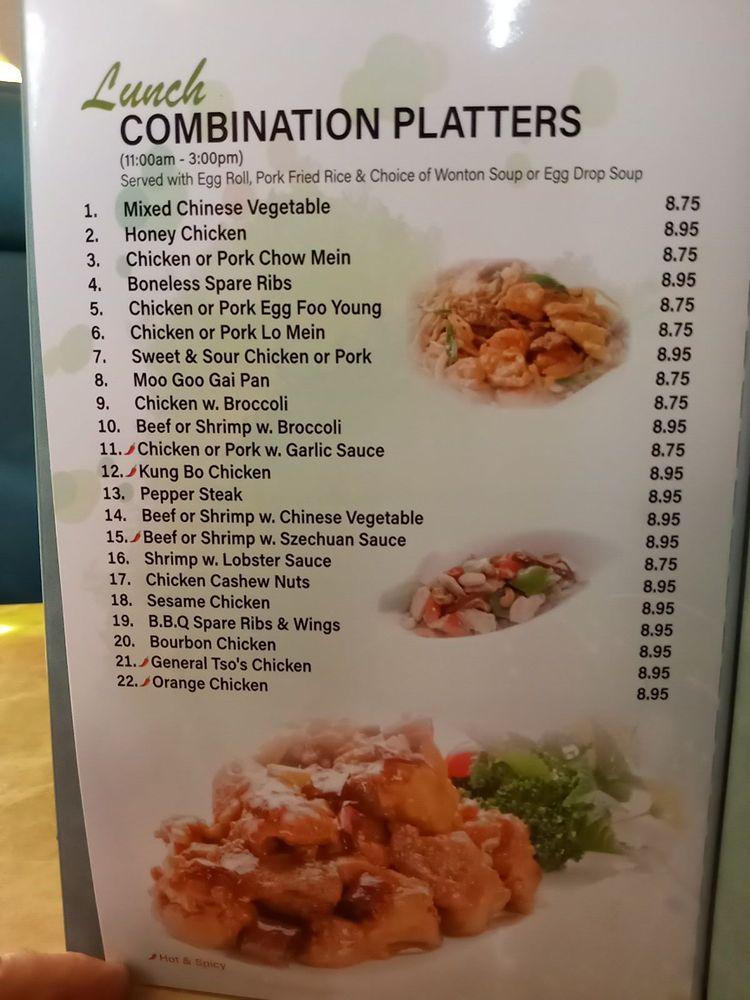 Menu at Cheng's Chinese Restaurant, The Villages