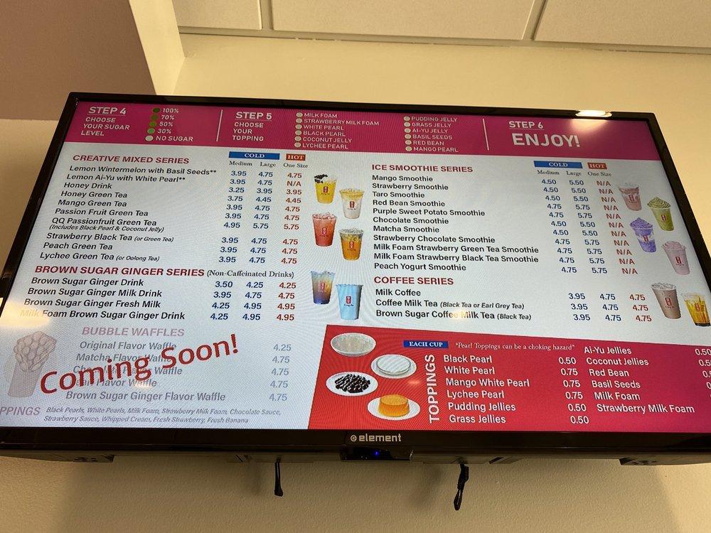 Menu at Gong Cha, Charlotte, 601 South Kings Drive