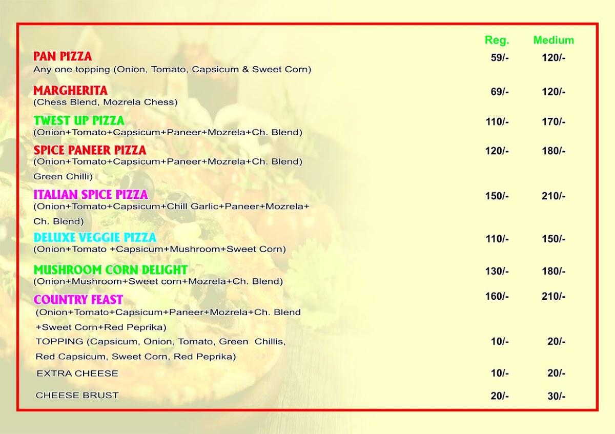 Menu at Real pizza, Ghaziabad