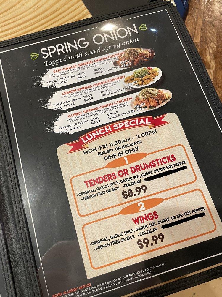 Menu at CM Chicken restaurant, Pickerington, Cross Creeks Blvd