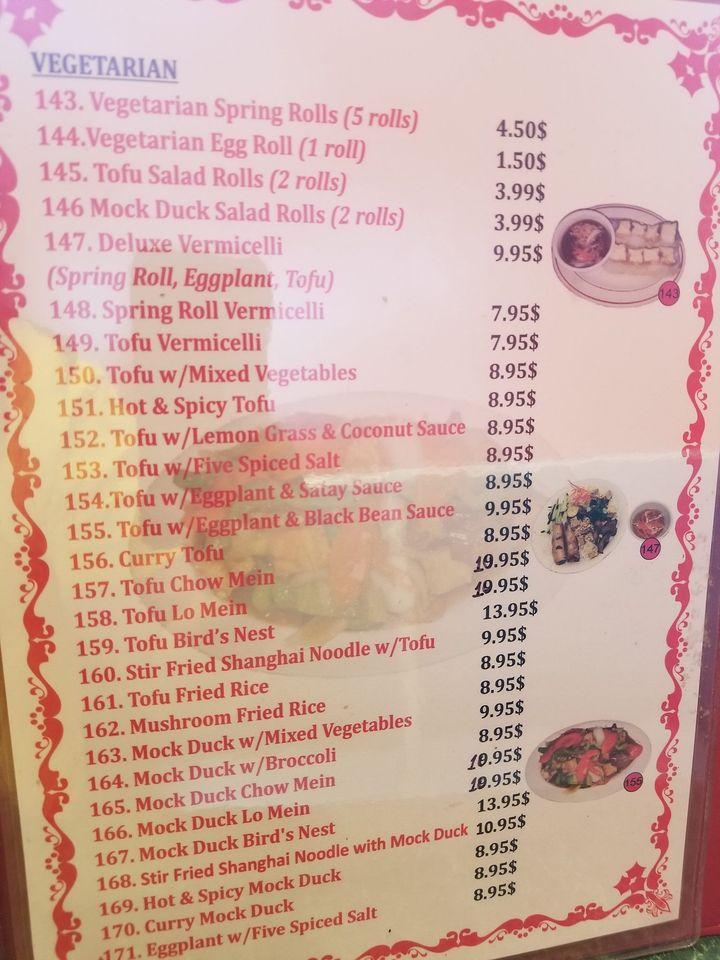 Menu at Vi-Ann Restaurant, Winnipeg, Notre Dame Ave