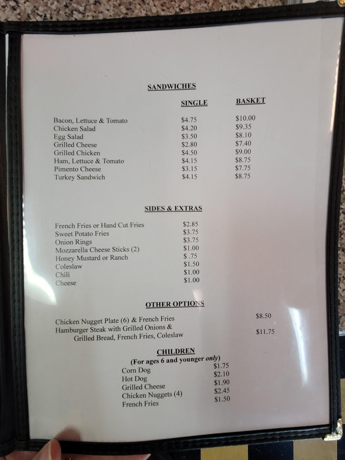 Menu at Broad Street Lunch (BSL) restaurant, Camden