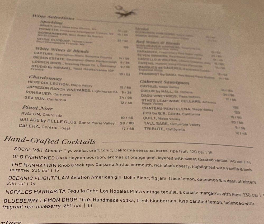 Menu at Fleming’s Prime Steakhouse & Wine Bar, Tulsa