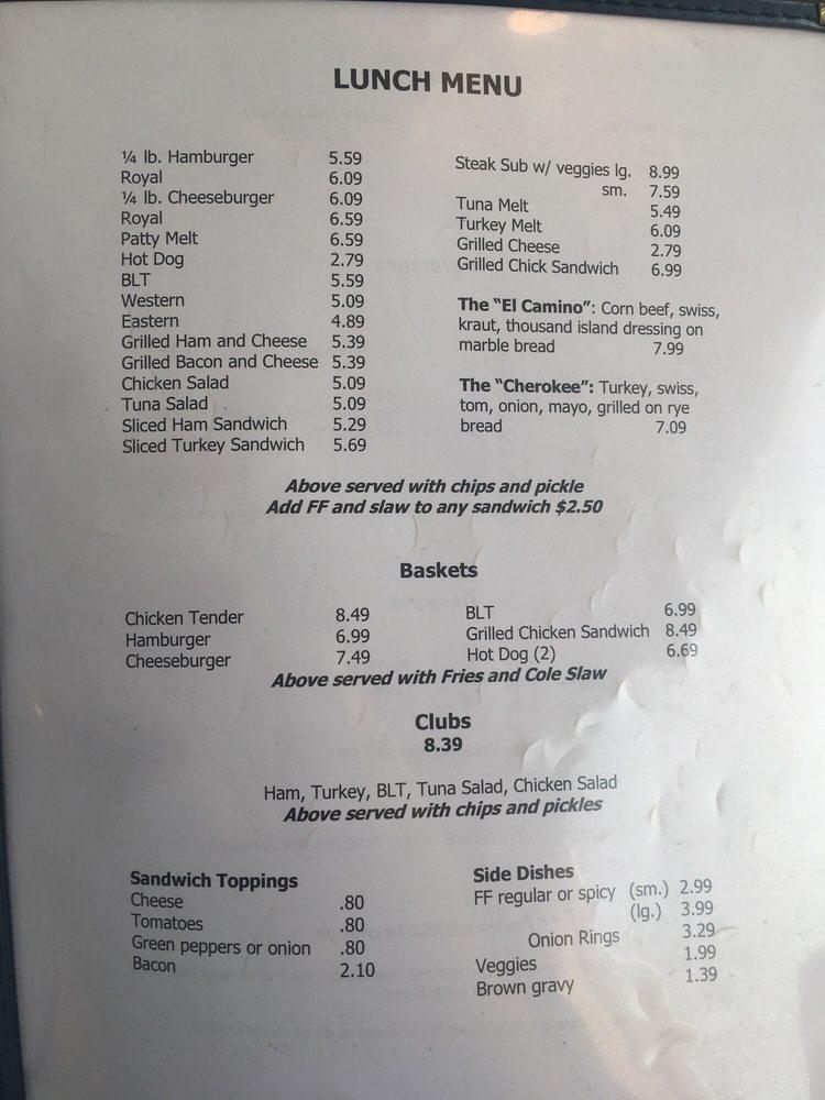 Menu at Route 197 Diner, Litchfield