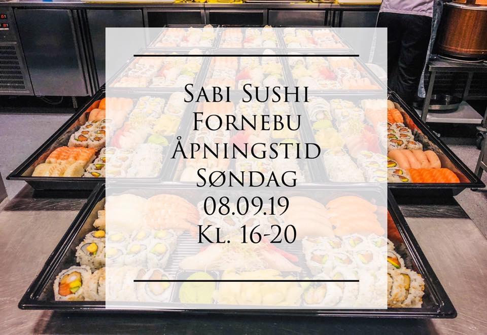 Menu at Sabi Sushi Fornebu restaurant, Fornebu