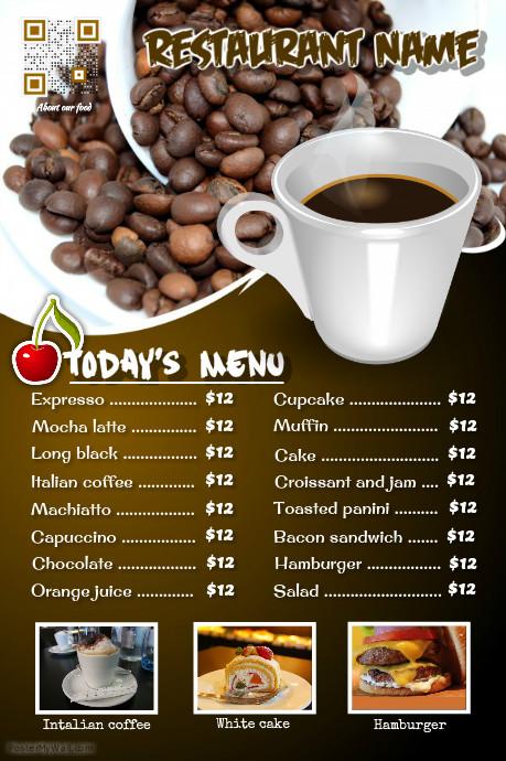 Menu at Cafe Alex, Genteng Wetan