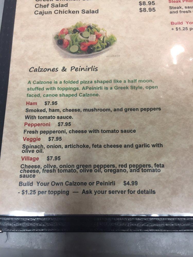Menu at Pizza Barbarossa, Charleston, 100 RHL Blvd