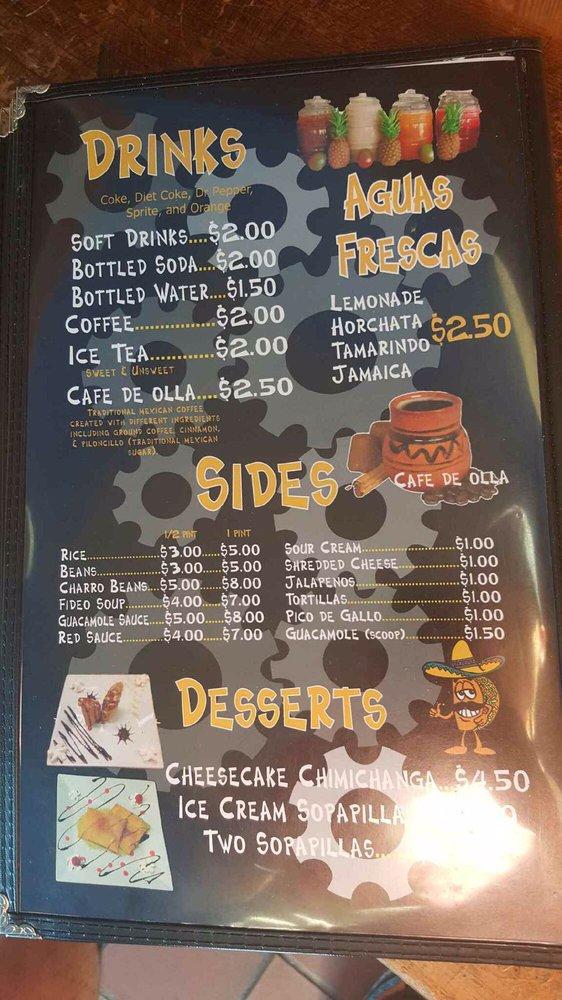 Menu at Taco Factory Sports Bar and Grill, Ada, Cradduck Rd