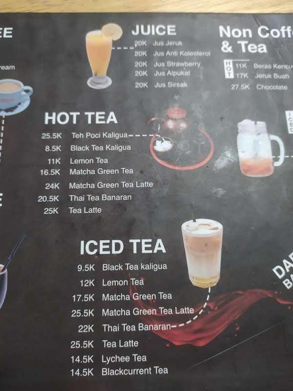 Menu at Banaran 9 Resto Coffee & Tea - 360 restaurant, Indonesia