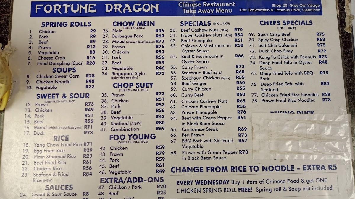 Menu at Goodflavour food restaurant, Centurion, Shop 20 Grey Owl Vllge