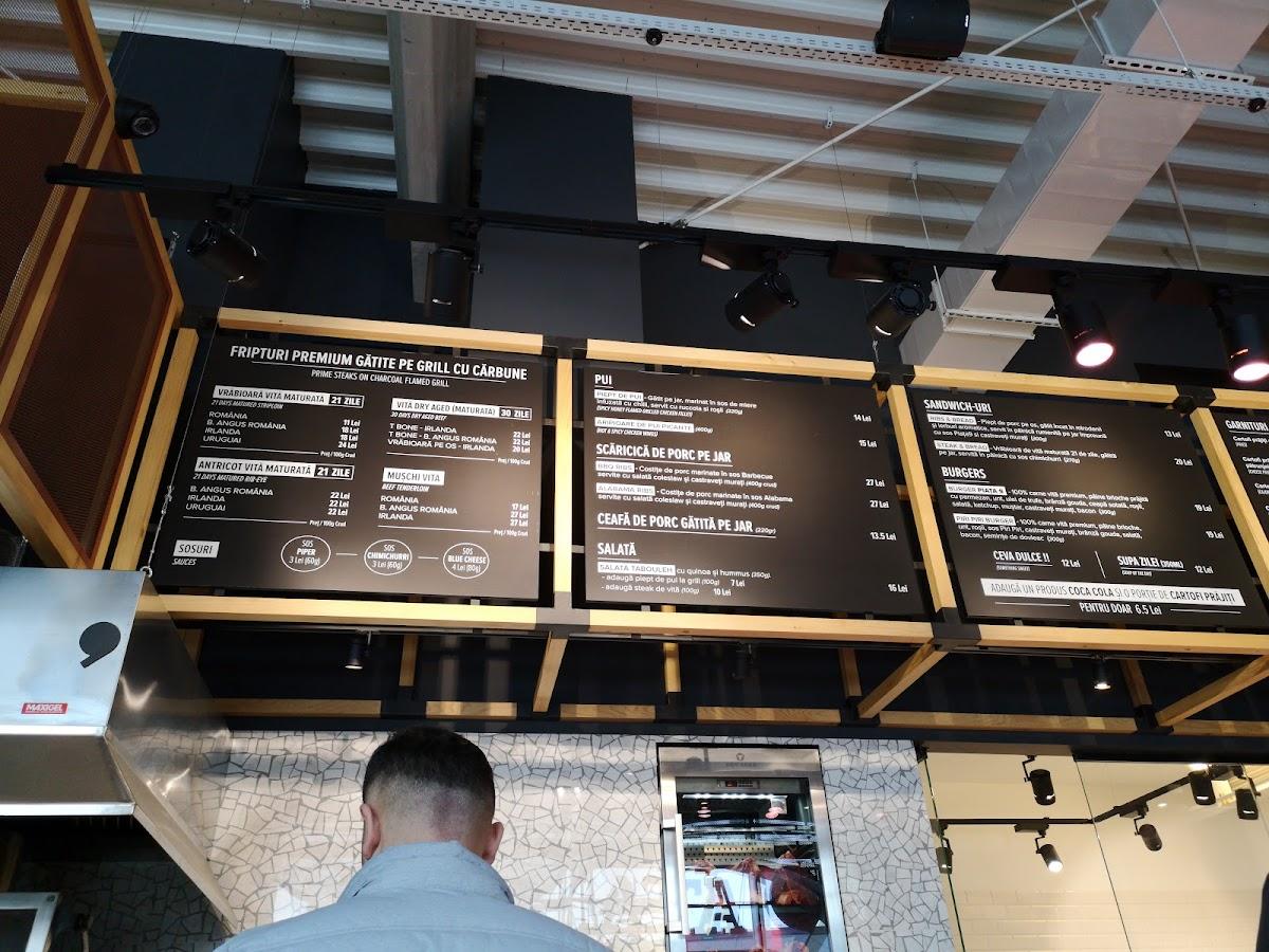 Menu at Piaţa9, Oradea