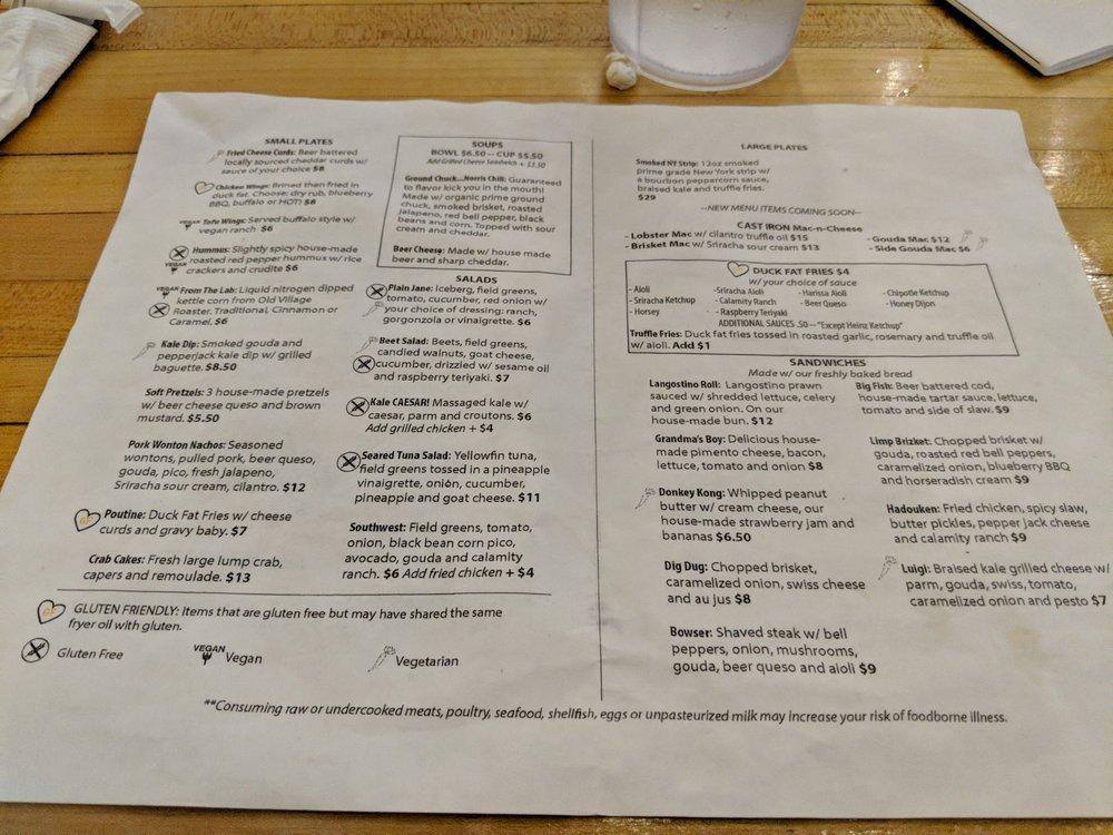 Menu at The Peddler pub & bar, Huntington