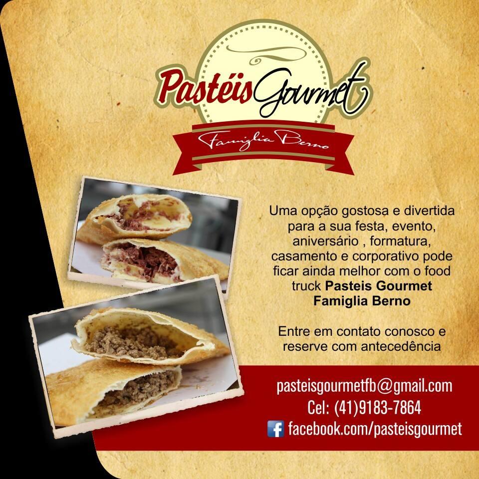 Menu at Pasteis Gourmet Famiglia Berno cafeteria, Curitiba