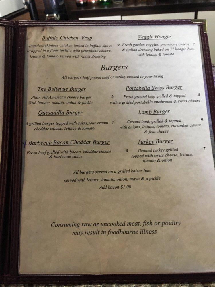 Menu at Grille 565 pub & bar, Bellevue