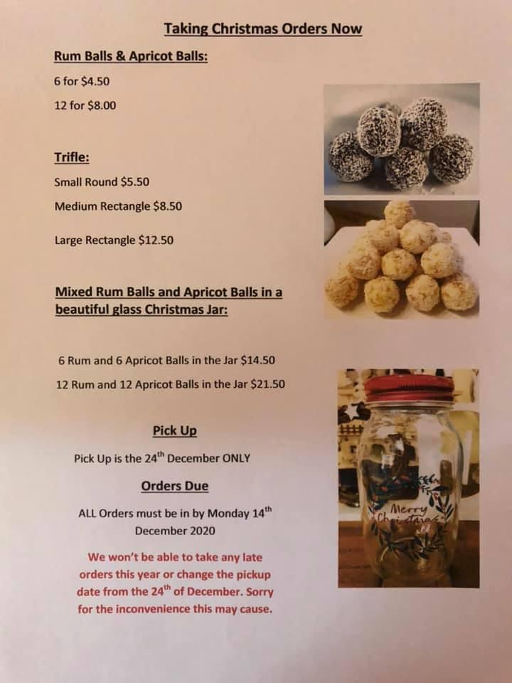 Menu at A Little Different Cafe, Gayndah