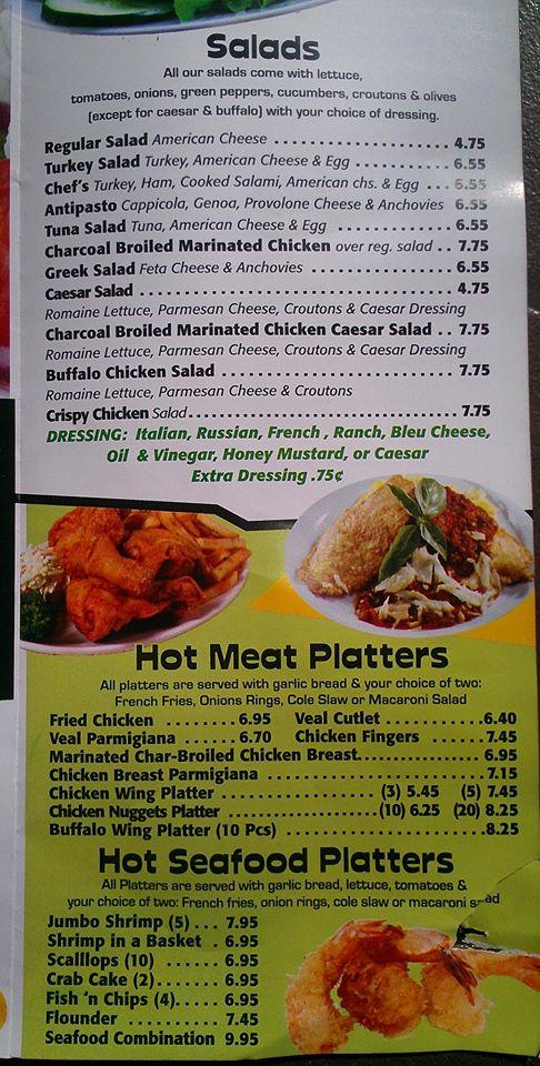 Menu at In & Out Express Pizza pizzeria, Philadelphia