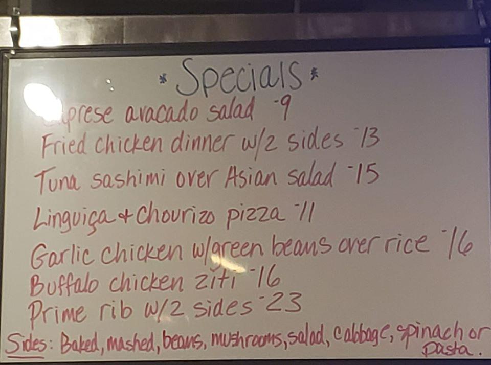 Menu at Jimmy D's Bar and Grill, Franklin