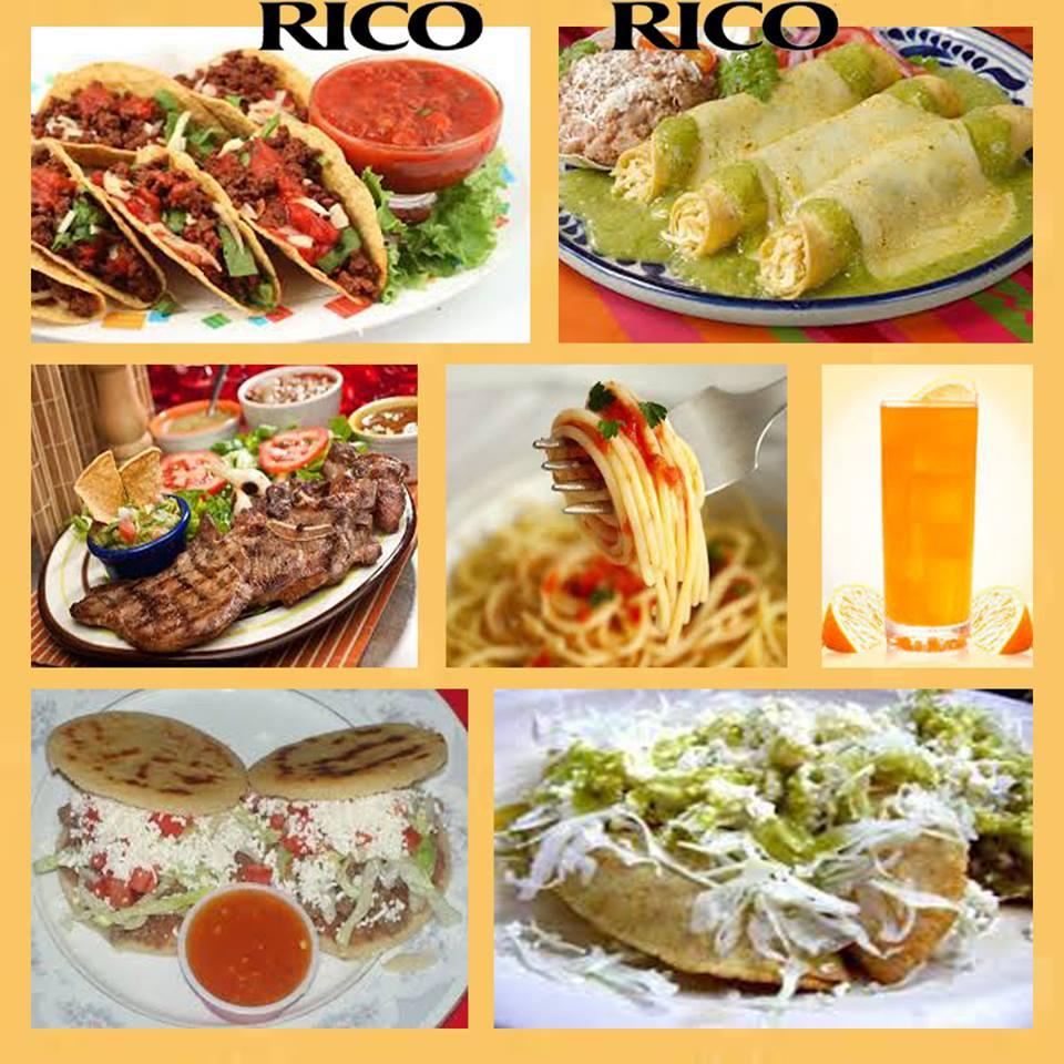 Menu at Rico Rico restaurant, Xalapa, Av. 20 de Noviembre 422
