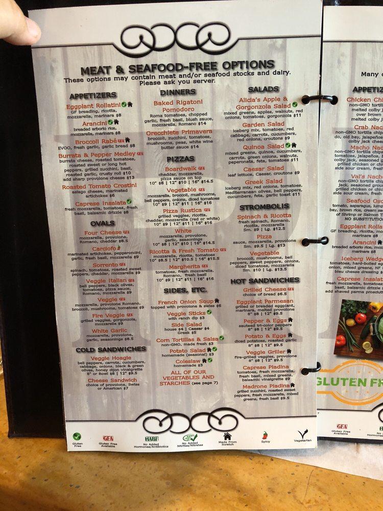 Menu at Ron's Original Bar & Grille, Exton