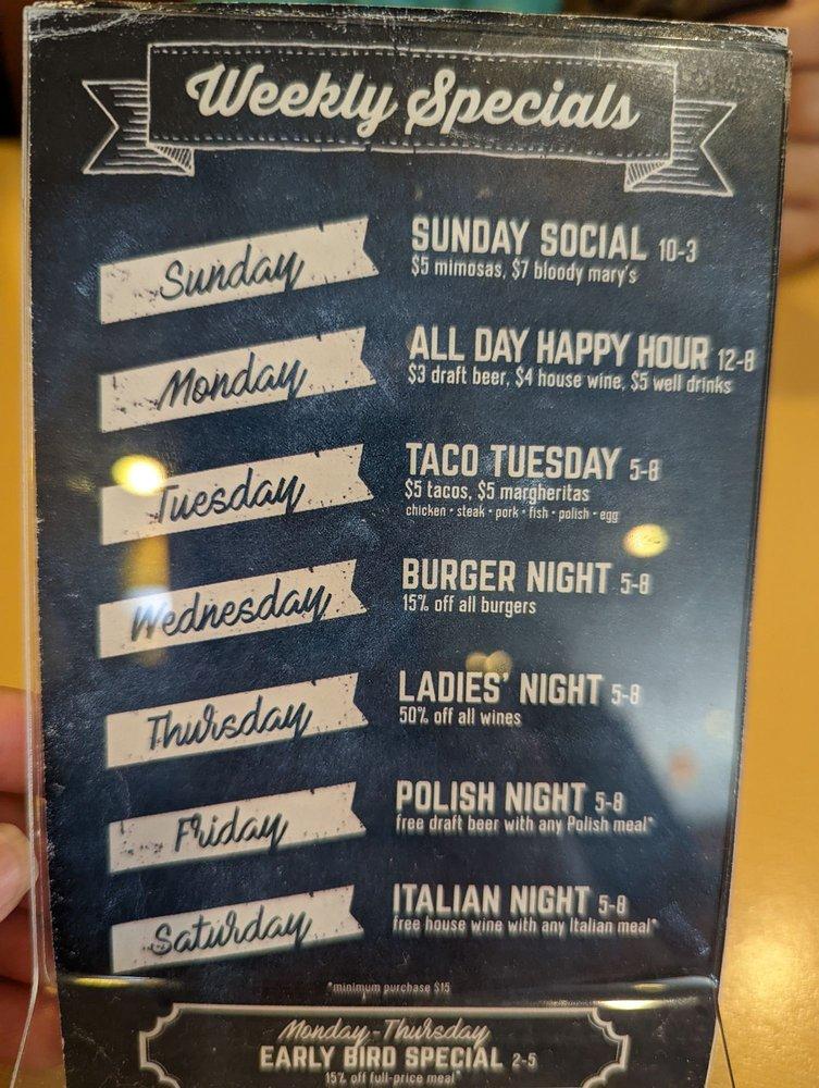 Menu at The Jersey Diner restaurant, Tequesta
