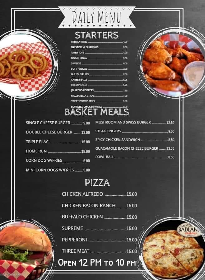 Menu at The Nail pub & bar, Wright