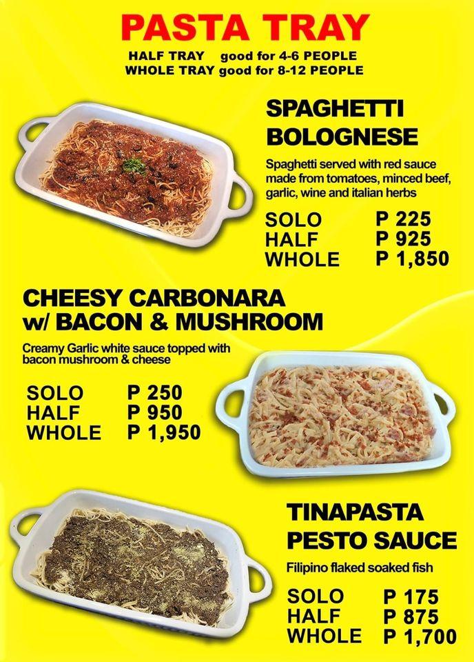 Menu at Heaven's Barbeque, Makati, Malugay