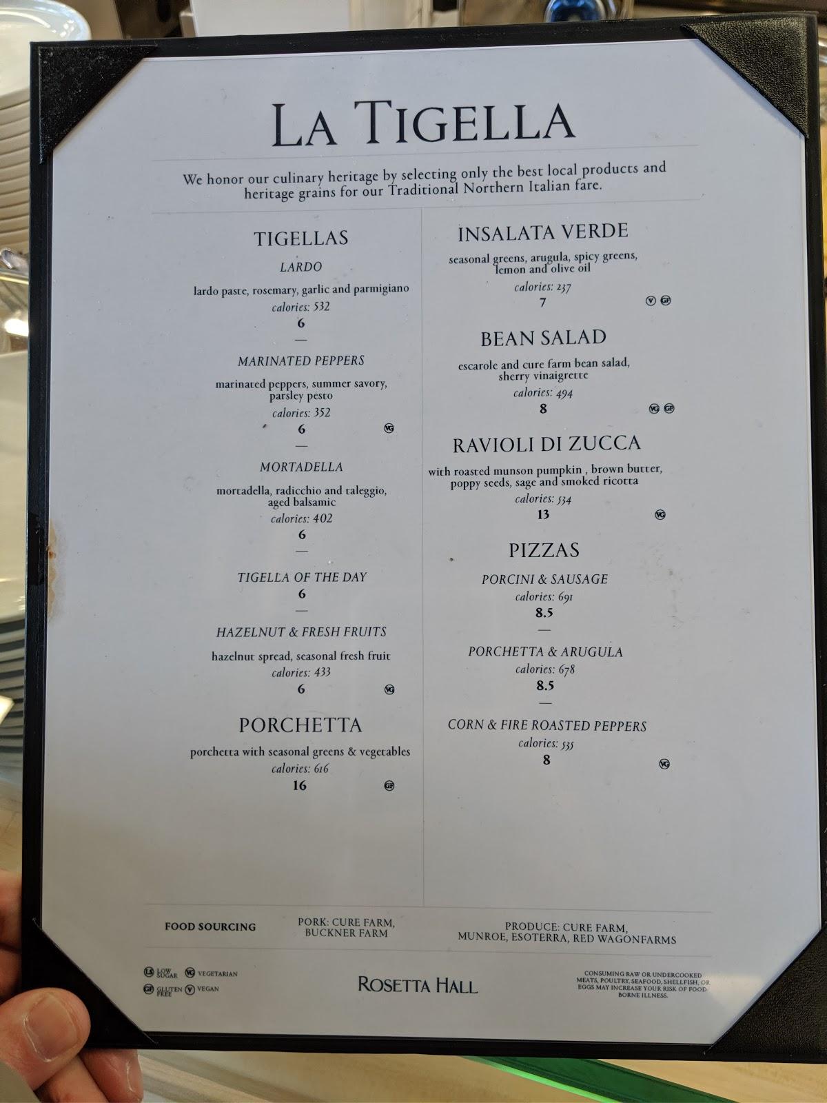 Menu at Rosetta Hall pub & bar, Boulder