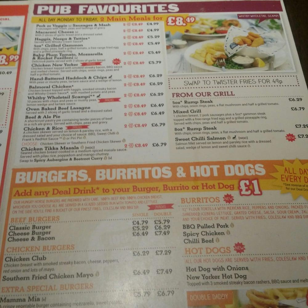 Menu at The Titan pub & bar, Glasgow, Great Western Rd