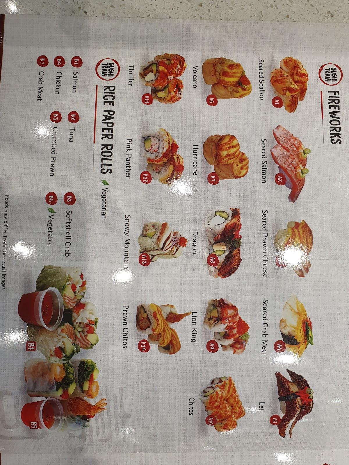Menu at Sushi Dami restaurant, Wollongong