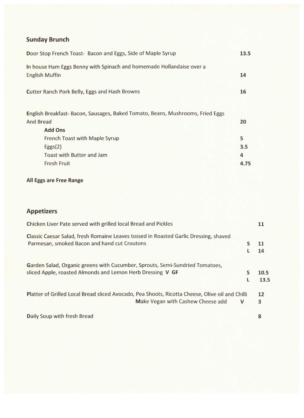Menu at Allium food truck restaurant, Invermere, 481 Arrow Rd